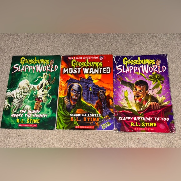 Scholastic | Toys | Goosebumps Book Set Slappyworld And Most Wanted ...